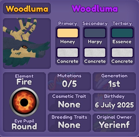 Woodluma - Roblox Dragon Adventures Trade | Traderie