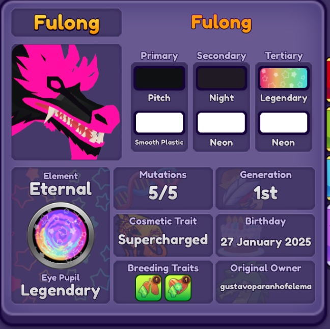 Fulong - Roblox Dragon Adventures Trade | Traderie