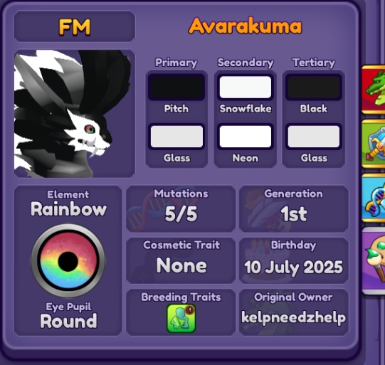 Avarakuma - Roblox Dragon Adventures Trade | Traderie