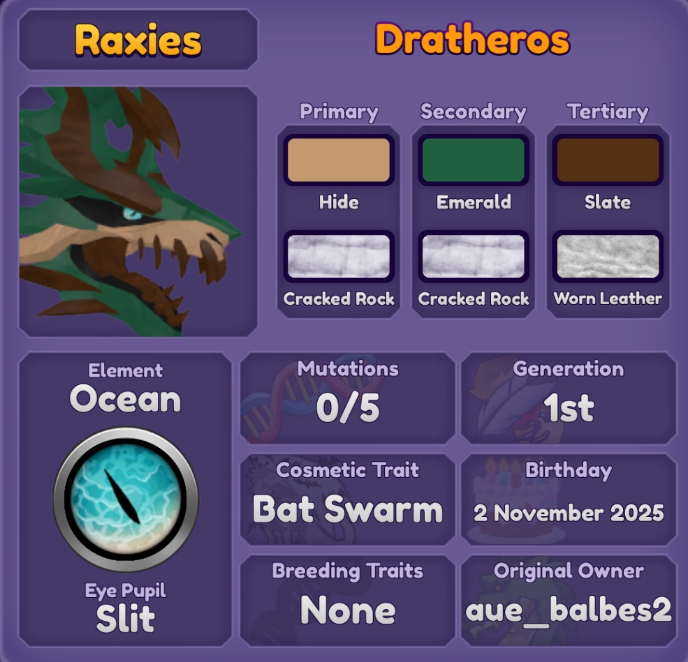 Dratheros - Roblox Dragon Adventures Trade | Traderie