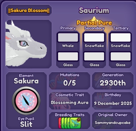 Saurium - Roblox Dragon Adventures Trade | Traderie