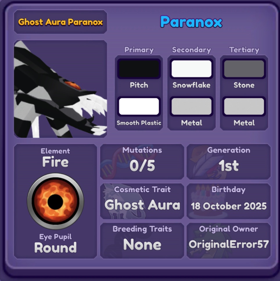 Paranox - Roblox Dragon Adventures Trade | Traderie