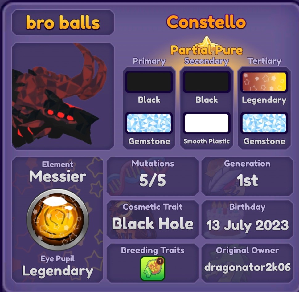 Constello - Roblox Dragon Adventures Trade | Traderie