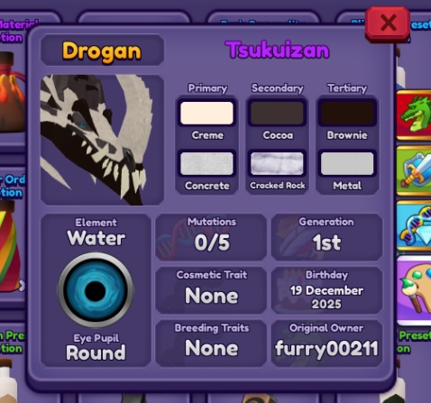 Tsukuizan - Roblox Dragon Adventures Trade | Traderie