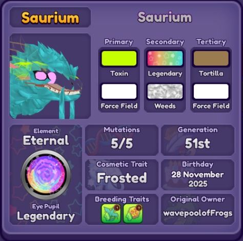 Saurium - Roblox Dragon Adventures Trade | Traderie