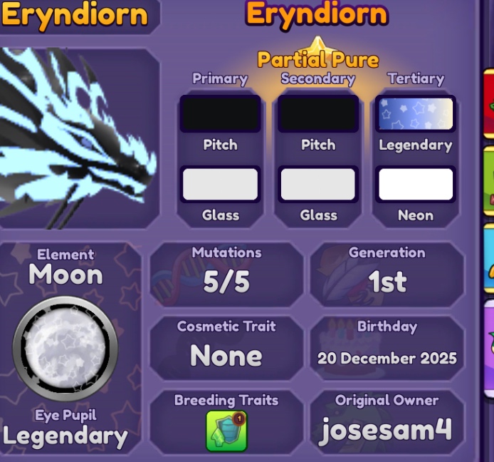 Eryndiorn - Roblox Dragon Adventures Trade | Traderie