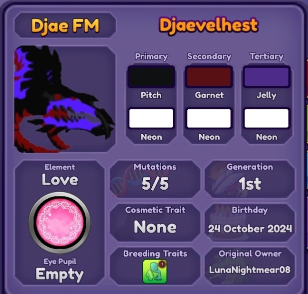 Djaevelhest - Roblox Dragon Adventures Trade | Traderie