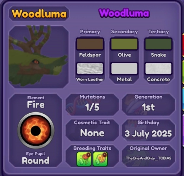 Woodluma - Roblox Dragon Adventures Trade | Traderie