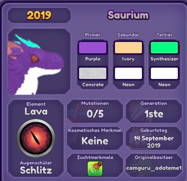 Saurium - Roblox Dragon Adventures Trade | Traderie