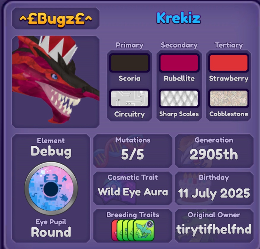 Krekiz - Roblox Dragon Adventures Trade | Traderie