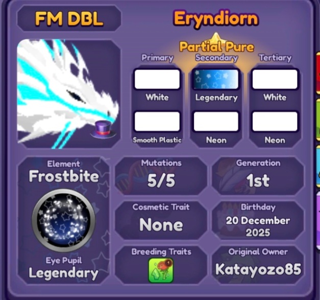 Eryndiorn - Roblox Dragon Adventures Trade | Traderie