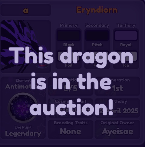 Eryndiorn - Roblox Dragon Adventures Trade | Traderie