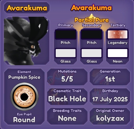 Avarakuma - Roblox Dragon Adventures Trade | Traderie