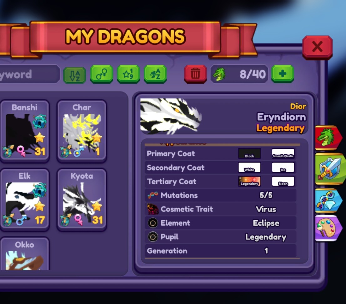 Eryndiorn - Roblox Dragon Adventures Trade | Traderie