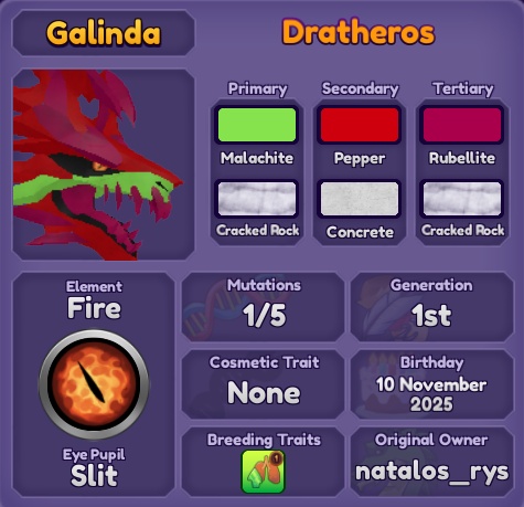 Dratheros - Roblox Dragon Adventures Trade | Traderie