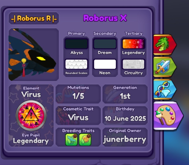 Roborus X - Roblox Dragon Adventures Trade | Traderie