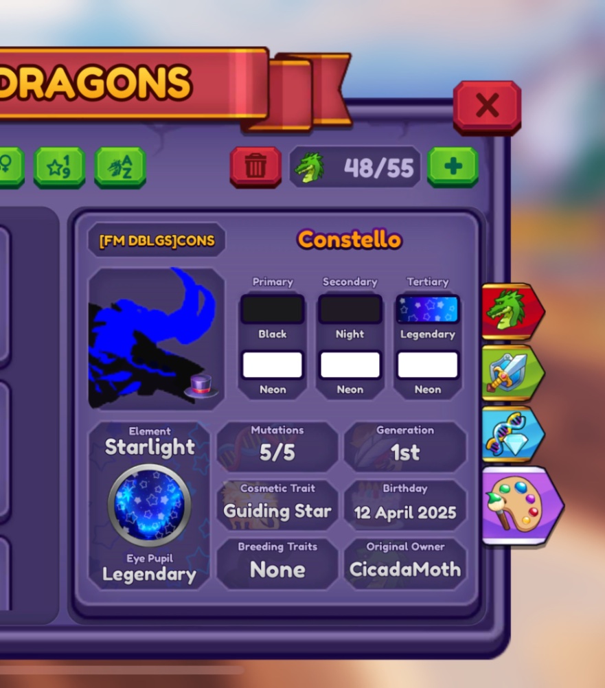 Constello - Roblox Dragon Adventures Trade | Traderie