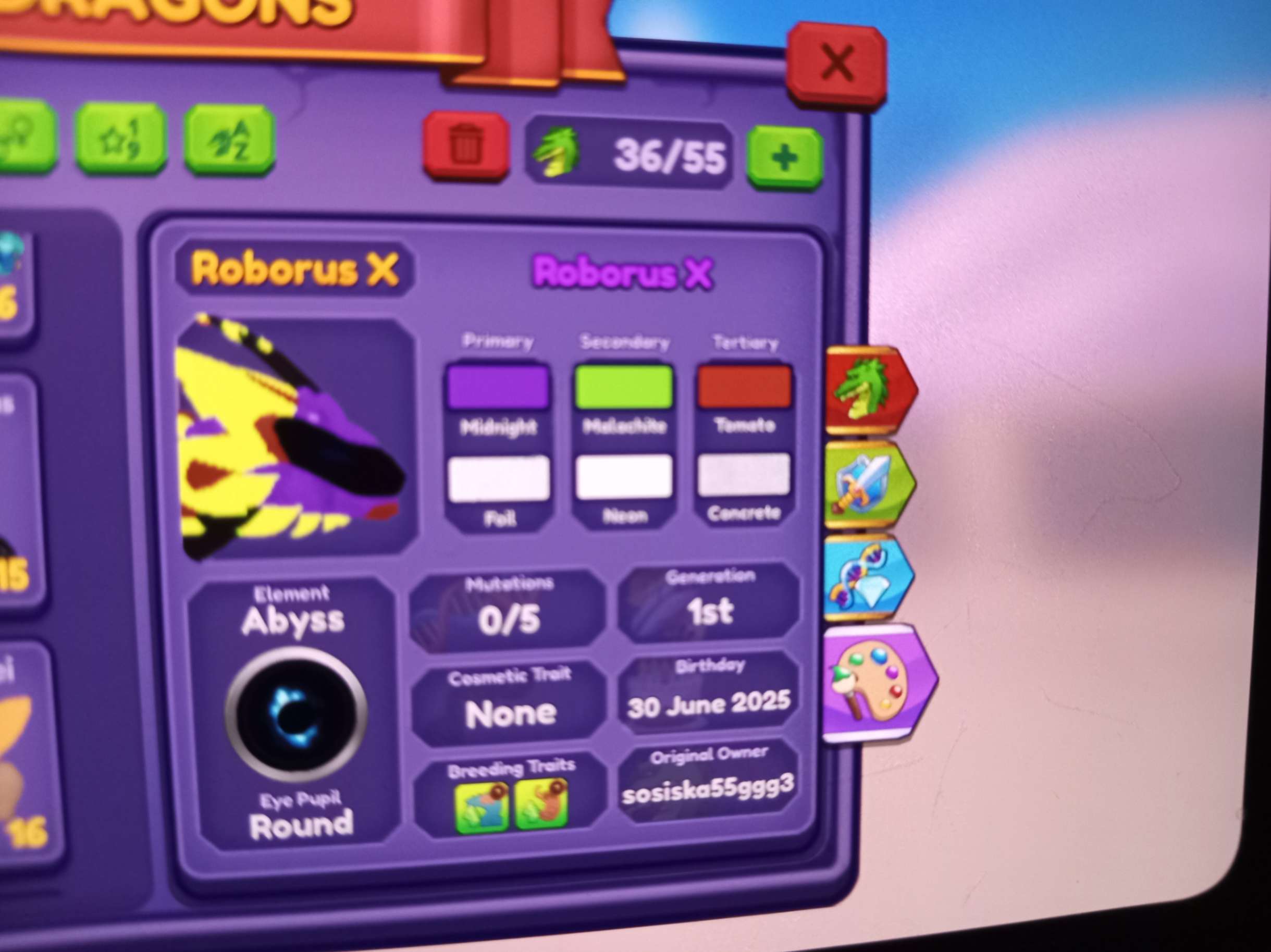 Roborus X - Roblox Dragon Adventures Trade | Traderie