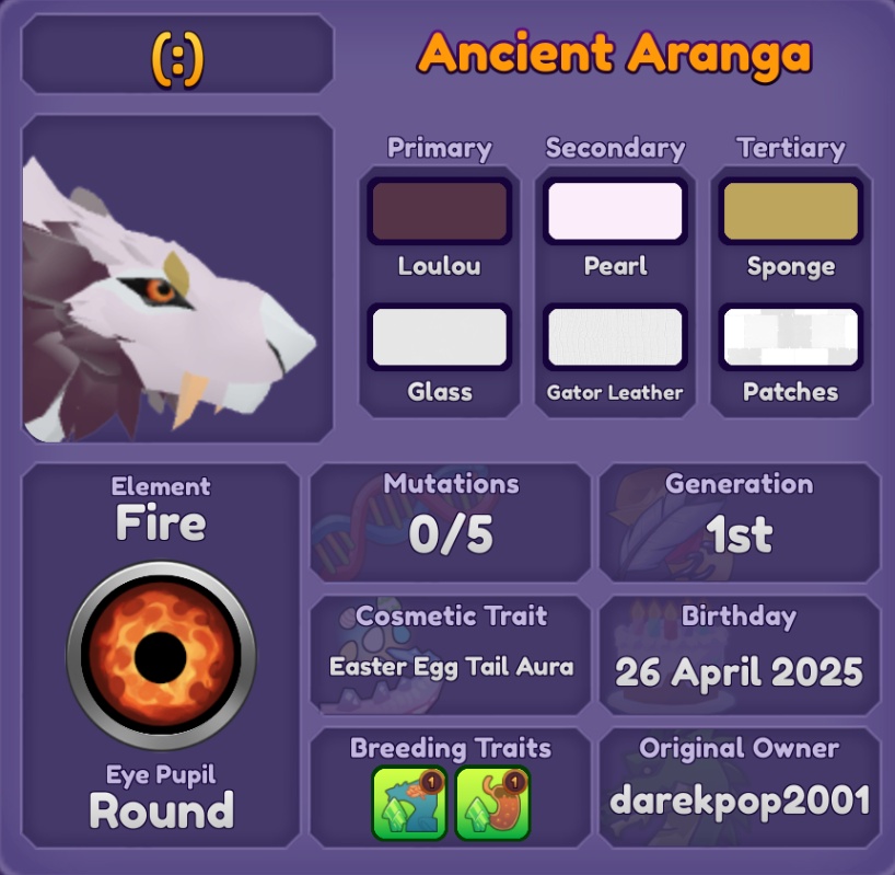 Ancient Aranga - Roblox Dragon Adventures Trade | Traderie