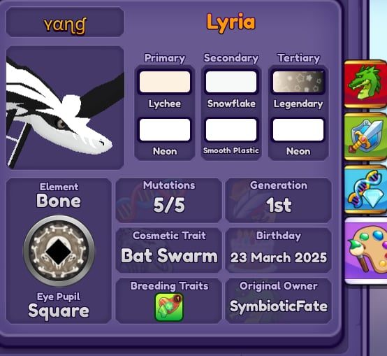 Lyria - Roblox Dragon Adventures Trade | Traderie