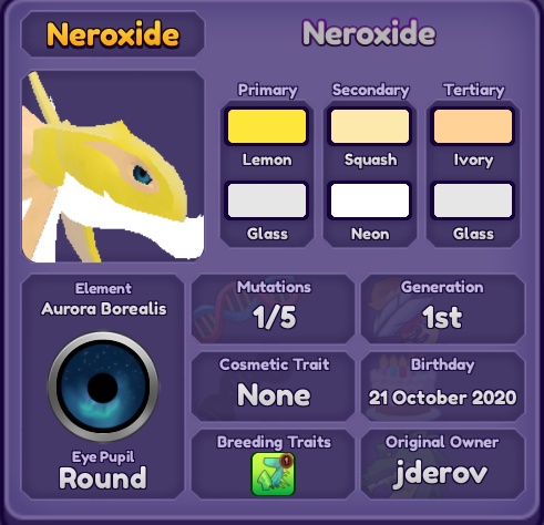 Neroxide - Roblox Dragon Adventures Trade | Traderie