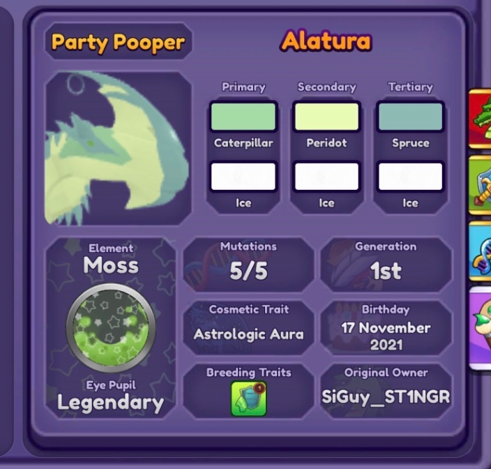 Alatura - Roblox Dragon Adventures Trade | Traderie