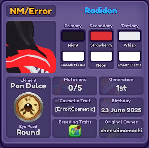 Radidon - Roblox Dragon Adventures Trade | Traderie