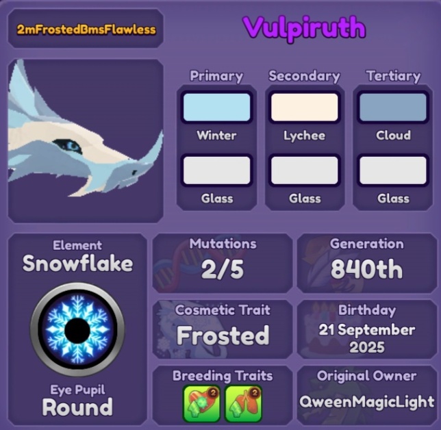 Vulpiruth - Roblox Dragon Adventures Trade | Traderie