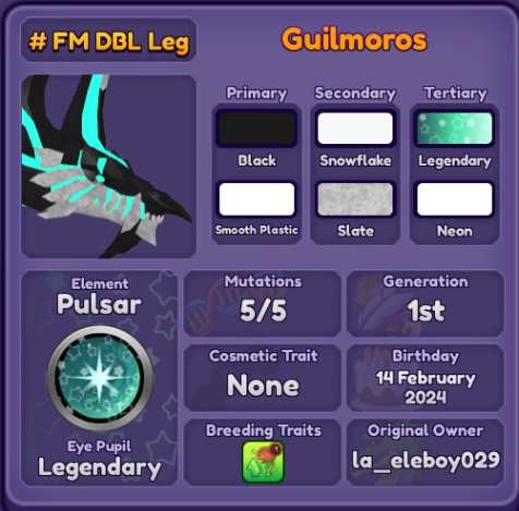 Guilmoros - Roblox Dragon Adventures Trade | Traderie