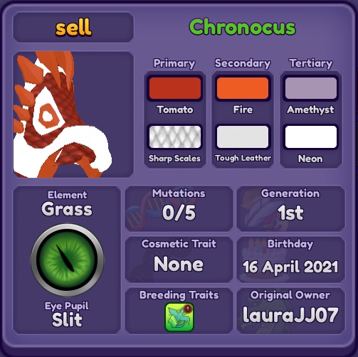 Chronocus - Roblox Dragon Adventures Trade | Traderie
