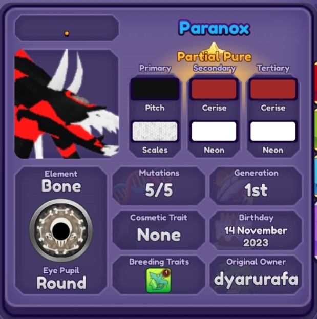 Paranox - Roblox Dragon Adventures Trade | Traderie