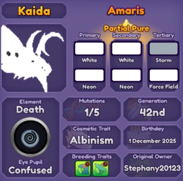 Amaris - Roblox Dragon Adventures Trade | Traderie