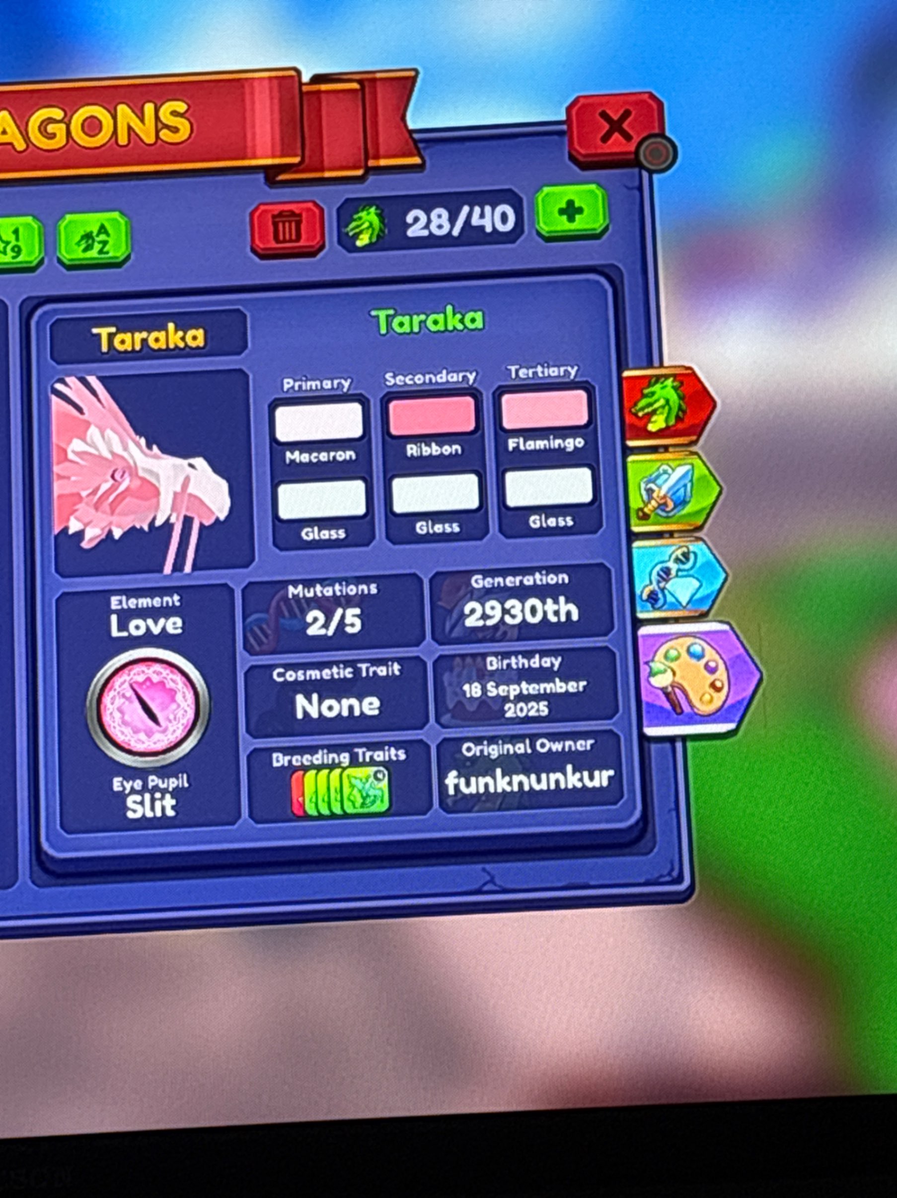 Taraka - Roblox Dragon Adventures Trade | Traderie
