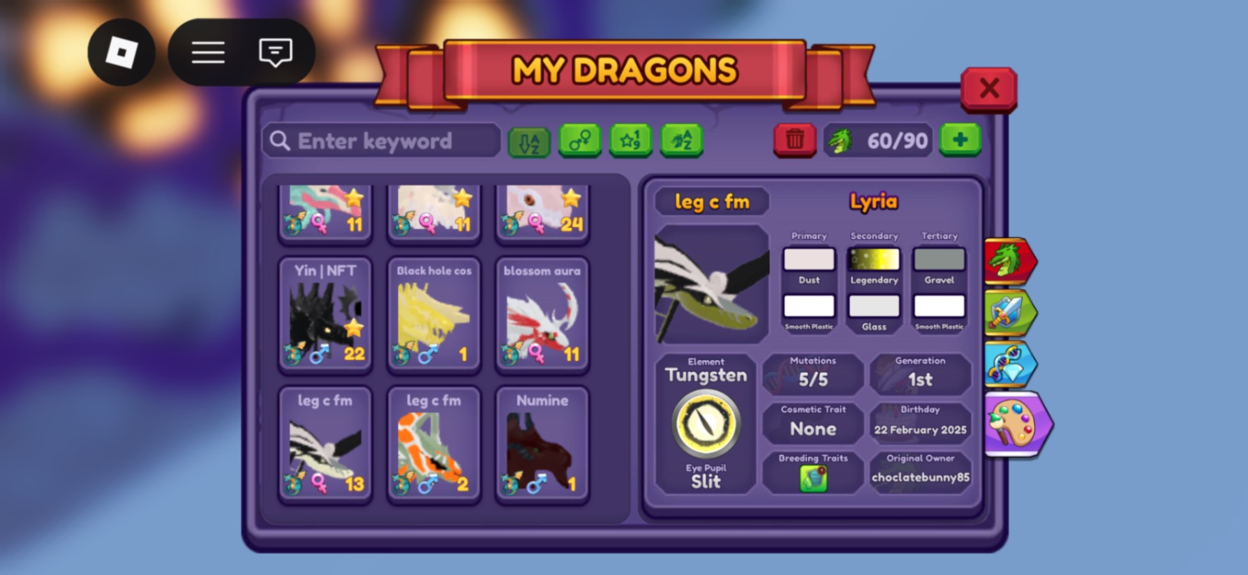 Lyria - Roblox Dragon Adventures Trade | Traderie