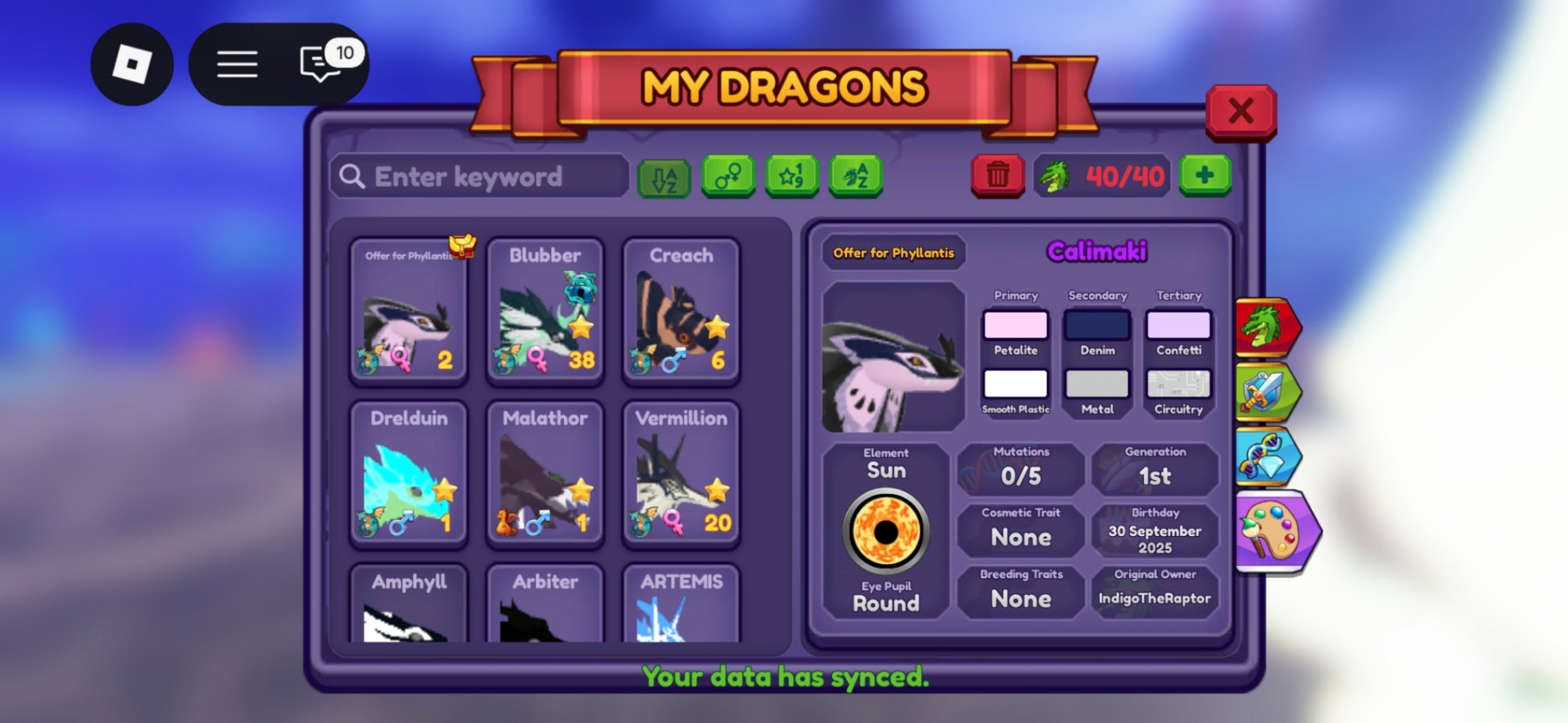 Calimaki - Roblox Dragon Adventures Trade | Traderie