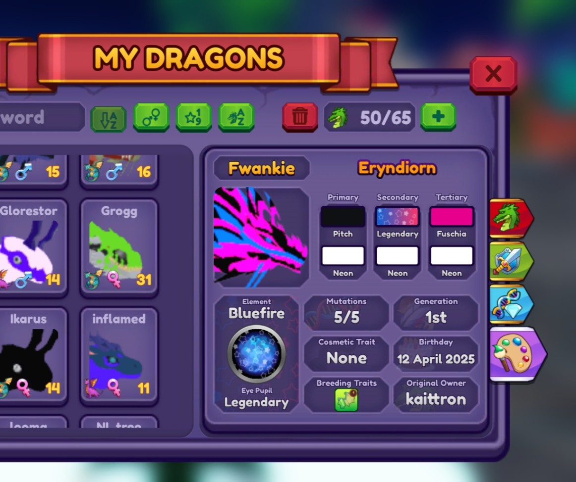 Eryndiorn - Roblox Dragon Adventures Trade | Traderie