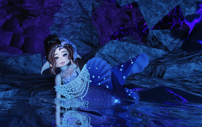 mermaid in the depths of a cave! by Aqu1lz | Royale High Outfit