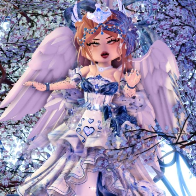 light blue angel by fireflame55005 | Royale High Outfit