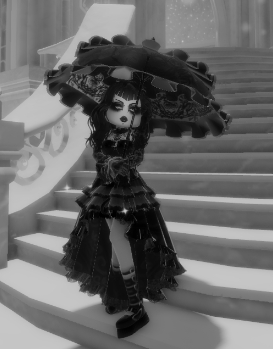 Traditional Goth ^3^ by Pufu | Royale High Outfit