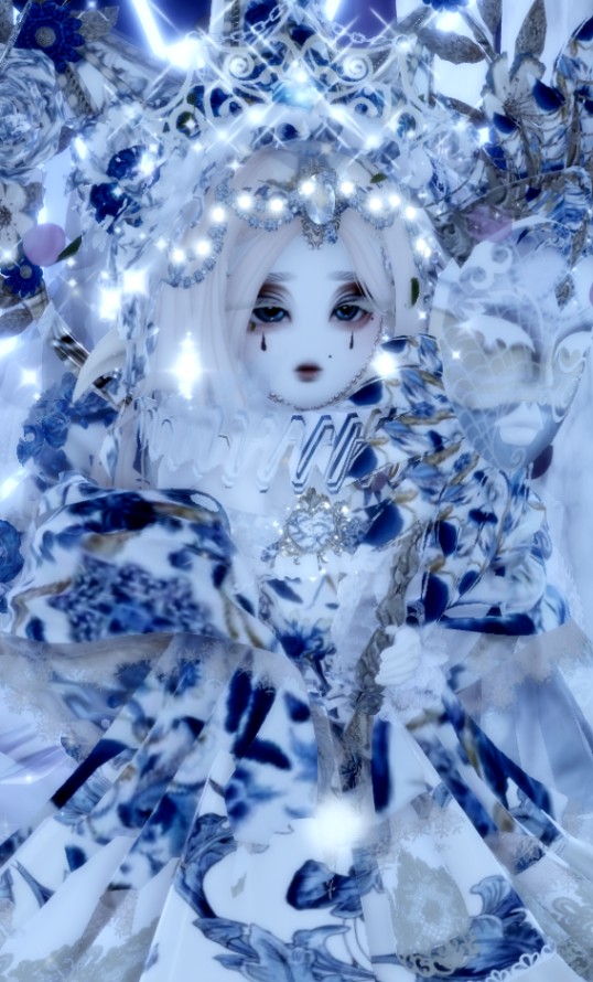 Indigo Marble Jester by AisuChan | Royale High Outfit