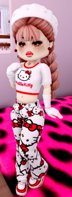 hello kitty pajamas by sewnsutures | Royale High Outfit