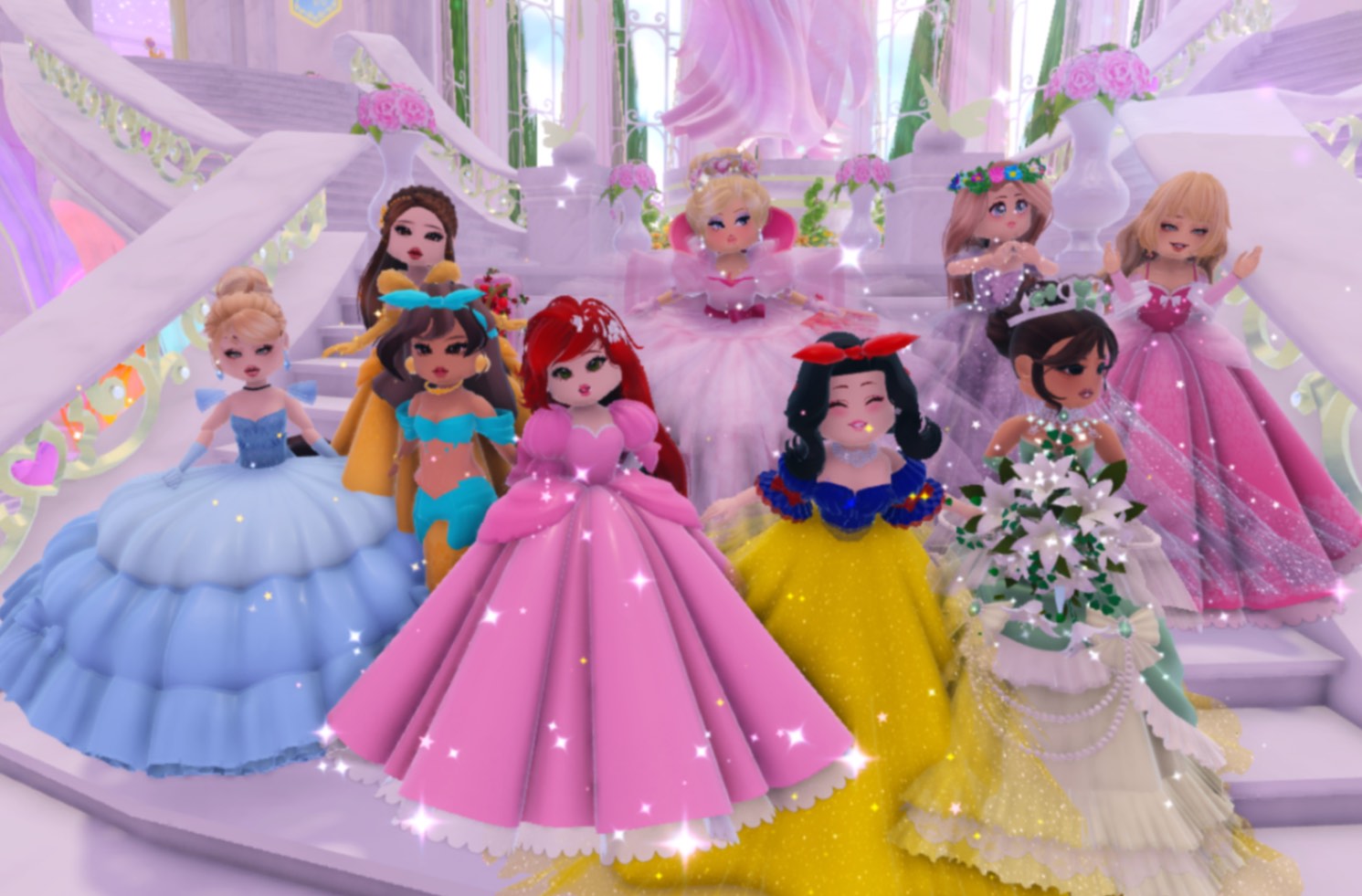 disney princess with my friends 😍👌 by nilofar55 | Royale High Outfit