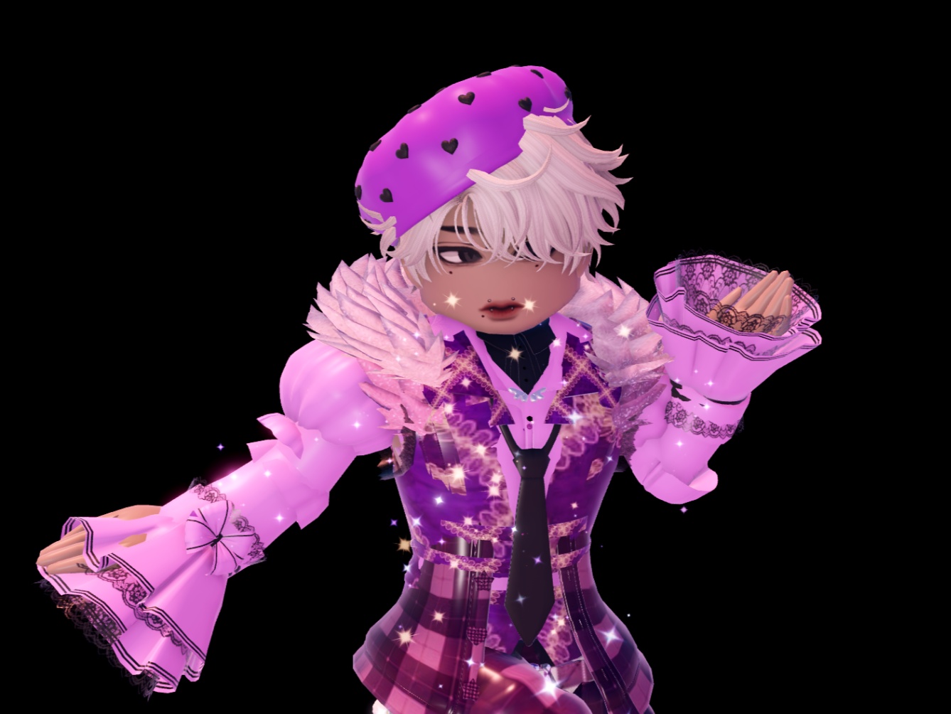 playful purple by F1sh.J | Royale High Outfit