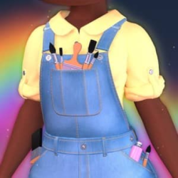 Watercolor Wonder 🌊🎨 Inspired Overalls & Undershirt - Royale High (RH ...