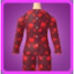 Red Heart Pajamas | Roblox World Zero Trade | Traderie